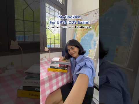 My Book List To Clear UPSC CDS in 1st Attempt! ???? (For GS) #upsc #cds #upscexam #govtjobs
