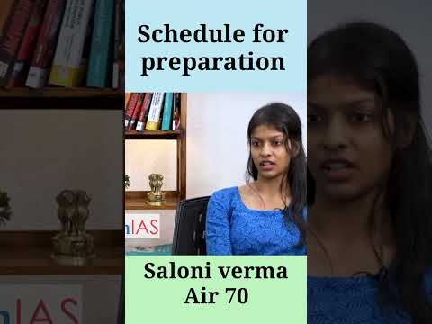 Schedule for preparation #saloniverma || Toppers talk
