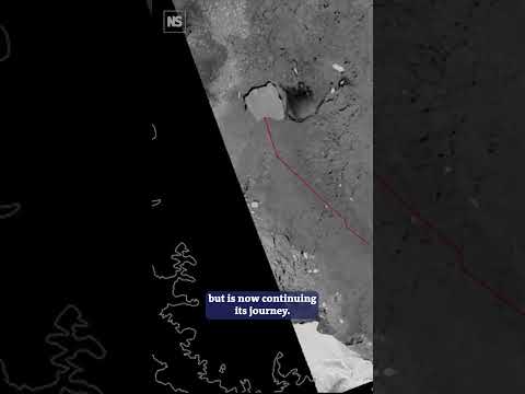 World's largest iceberg A23a tracked by satellite images