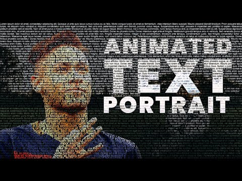 How its? Pure CSS Animated Text Portrait Effects