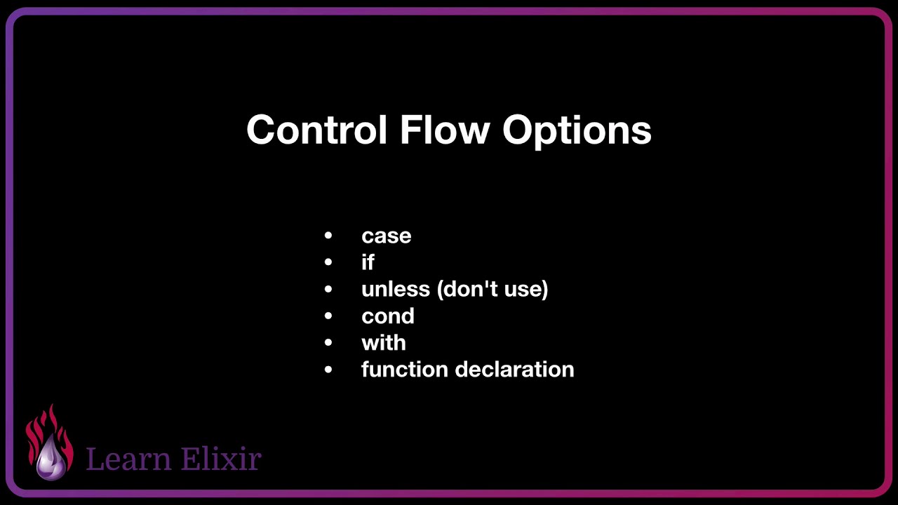 Learn Elixir: Keeping Flow Clean