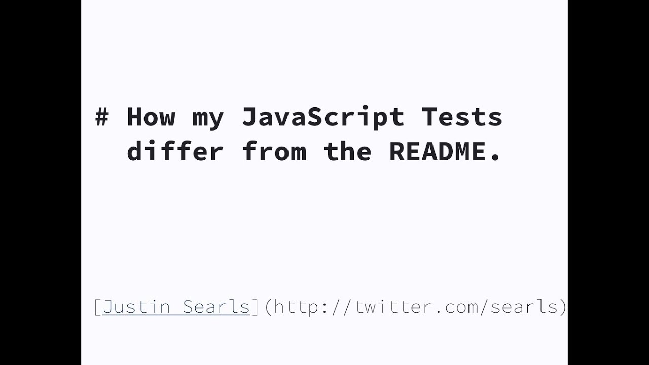 JavaScript Testing Tactics