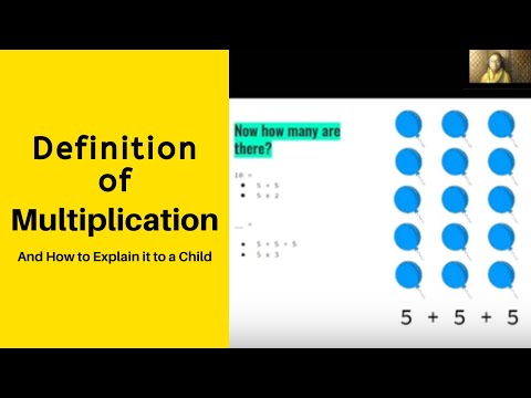 The Definition of Multiplication in Math and How to Explain it to a Child