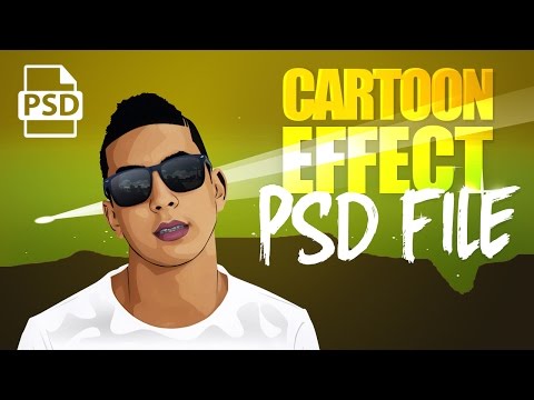 Adobe Photoshop Cartoon Effect - PSD FILE (FOR FREE)