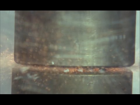 Watch a Hydraulic Press Crush Ball Bearings