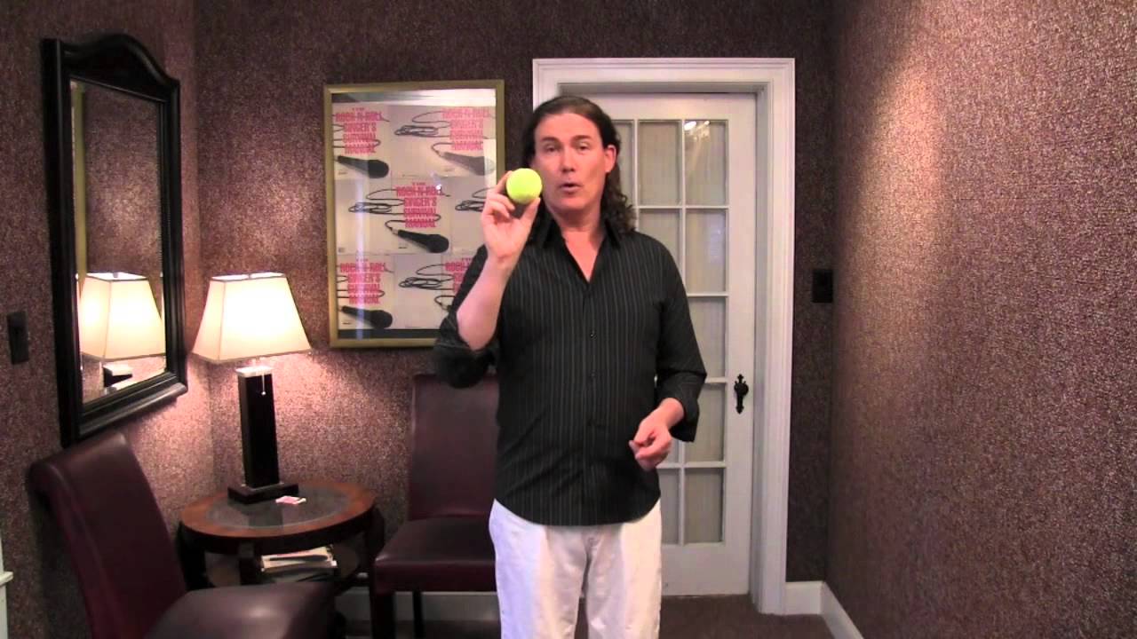 Singer's Tip To Reduce Tension