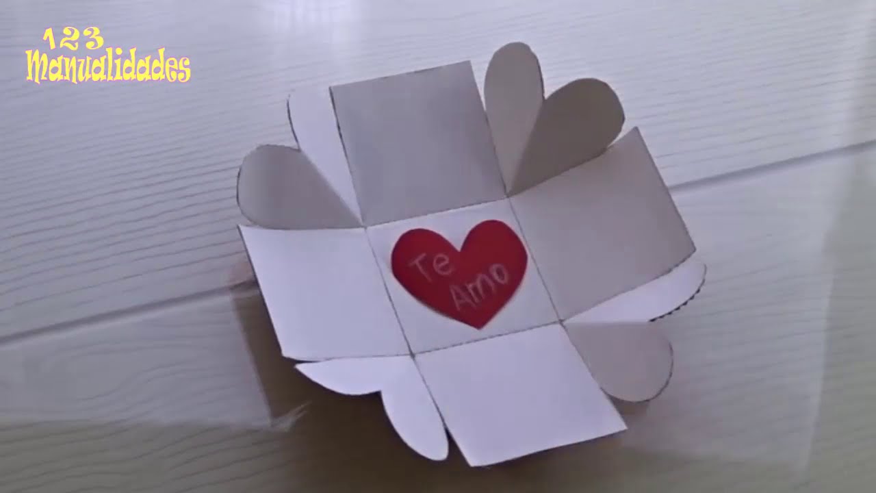 Como Hacer Una Caja Para El Día Del Amor Y La Amistad