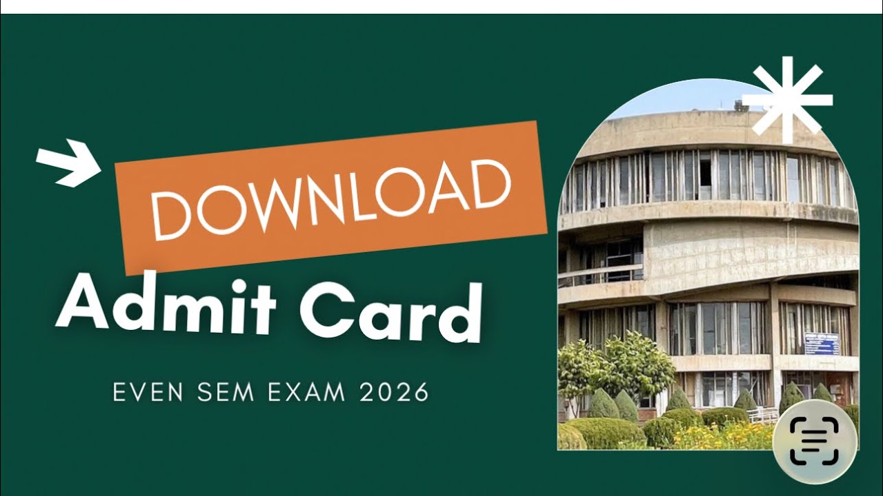 PU Ug/Pg Admit Card||2026 April /May Examination #exam #pu#admitcard 