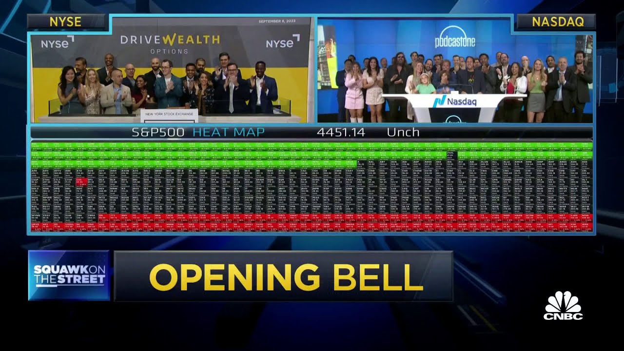 Opening Bell: September 8, 2023