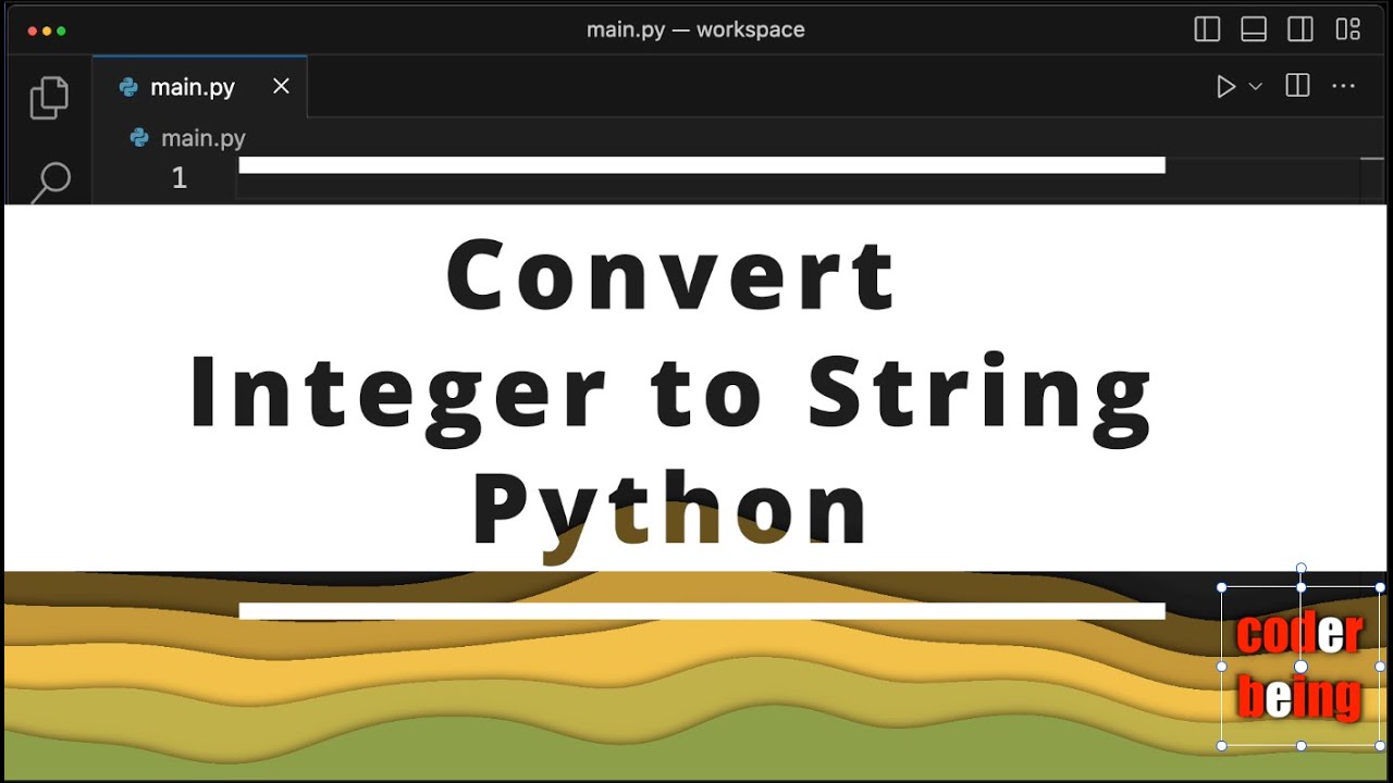 How to convert Integer to String in Python