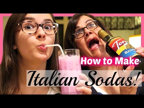 HOW TO MAKE ITALIAN SODAS!