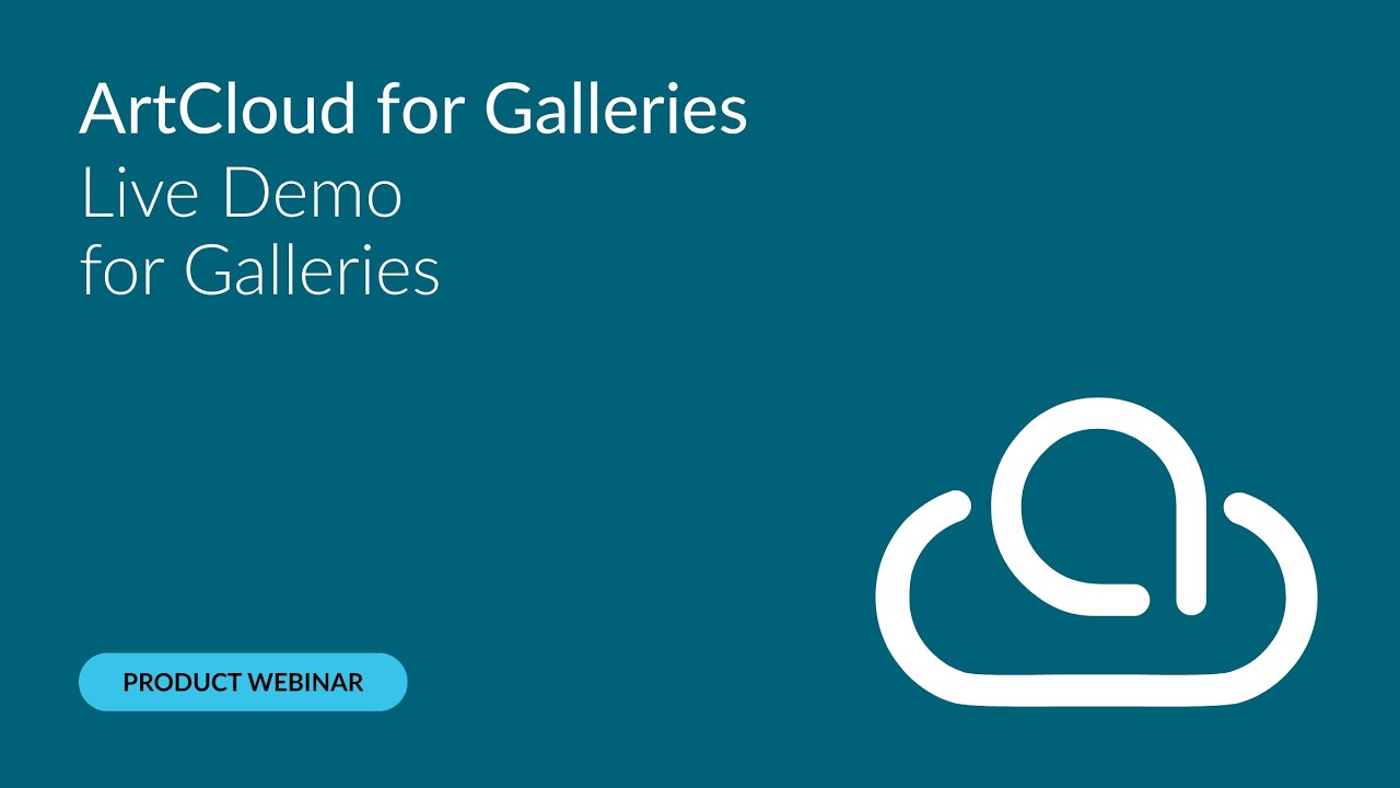Webinar: ArtCloud Demo For Galleries 🖥️