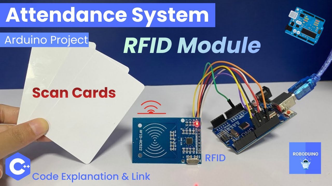 RFID Smart Attendance System using Arduino UNO ⚙️ Automated Student Attendance Arduino Project