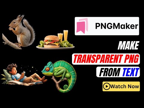 Instant Text-to-Transparent PNG | Step-by-Step Guide | PNGMaker Tutorial