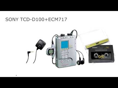 Sony PCM-M10 vs TCD-D100 DAT Audio Test