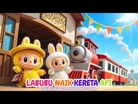 LAGU LABUBU NAIK KERETA API TUT TUT TUT | Lagu Anak Indonesia #labubu #laguanakindonesia #laguanak