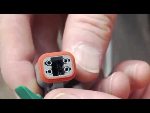 Installing Deutsch -style connectors