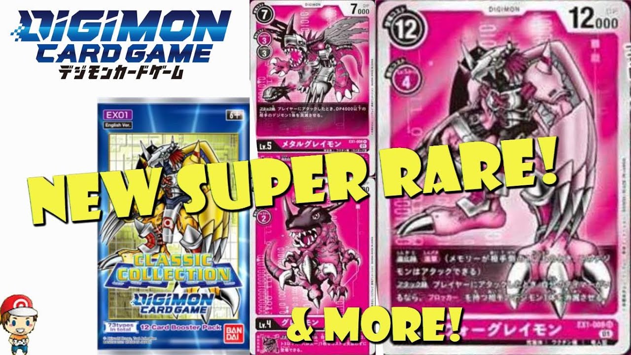 Super Rare Wargreymon & Other Cards from EX01 Revealed! (Digimon TCG News - Special Collection)