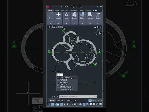LTS (Line Type Scale) - AutoCAD Tutorial #architecture #autocad