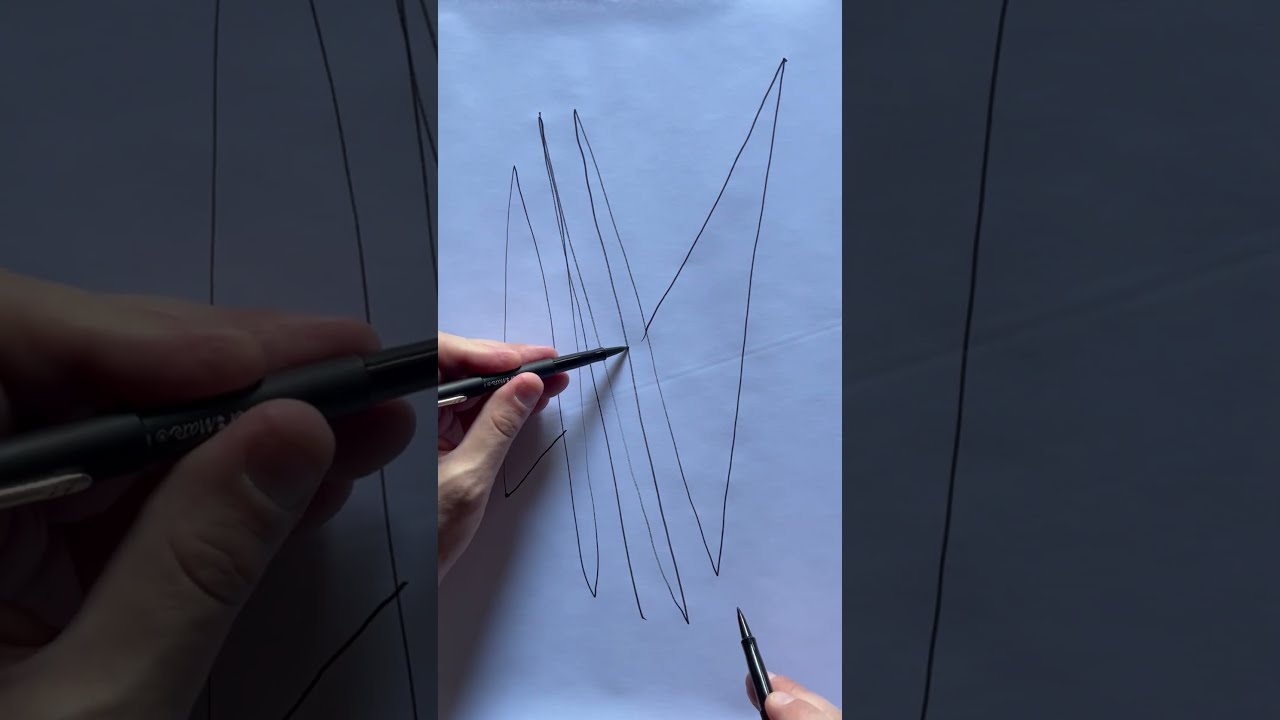 Sketching Process - Brain Training Random Geometries #art