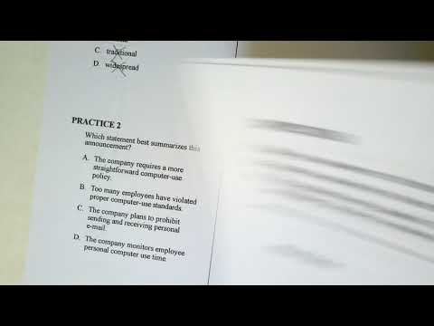 CASAS Level C Reading #1