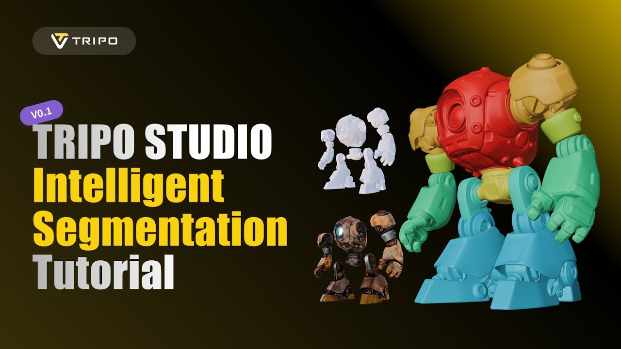 🎥 Tripo Studio Tutorial | Intelligent Segmentation