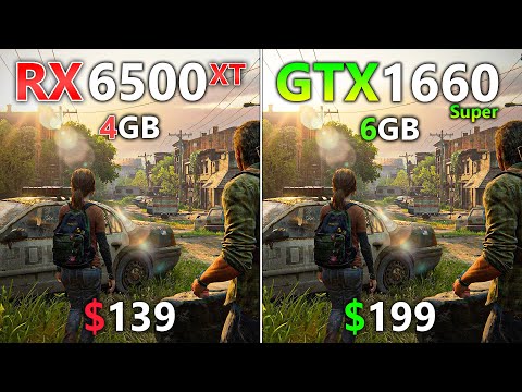 RX 6500 XT vs GTX 1660 Super (PCIE 3.0) - Test in 7 Games
