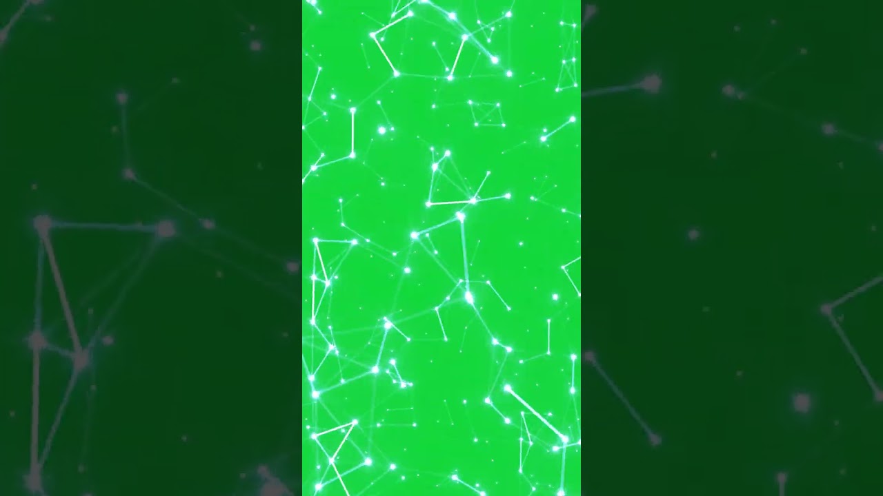Tech network animation green screen | futuristic glowing lines overlay #greenscreen #animation #vfx
