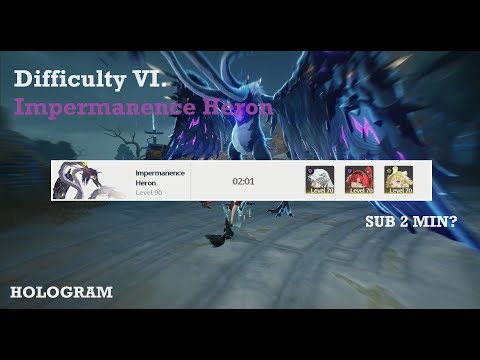 Steam Community :: Video :: [Hologram - Diff. VI] Impermanence Heron, 2min Clear {S1 Calcharo ...