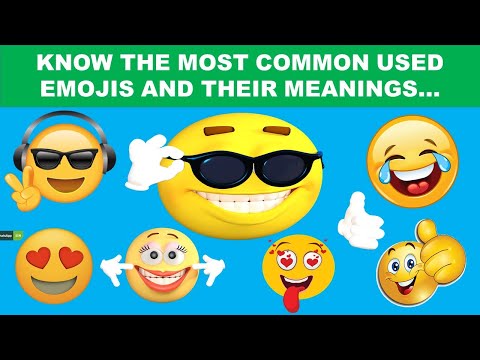 Top 20 Most Common WhatsApp Emojis And Their Meaning | 2021 ( PART ONE ) ๐๐โค๏ธ