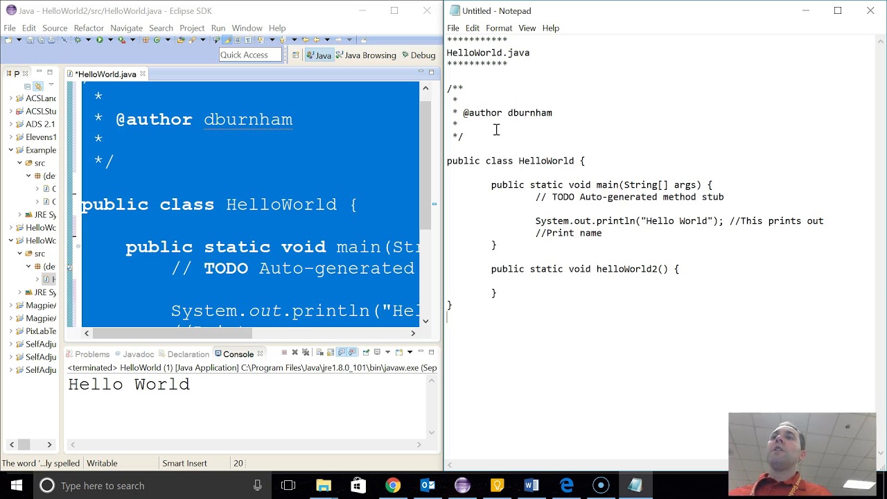 Submitting Java Assignments