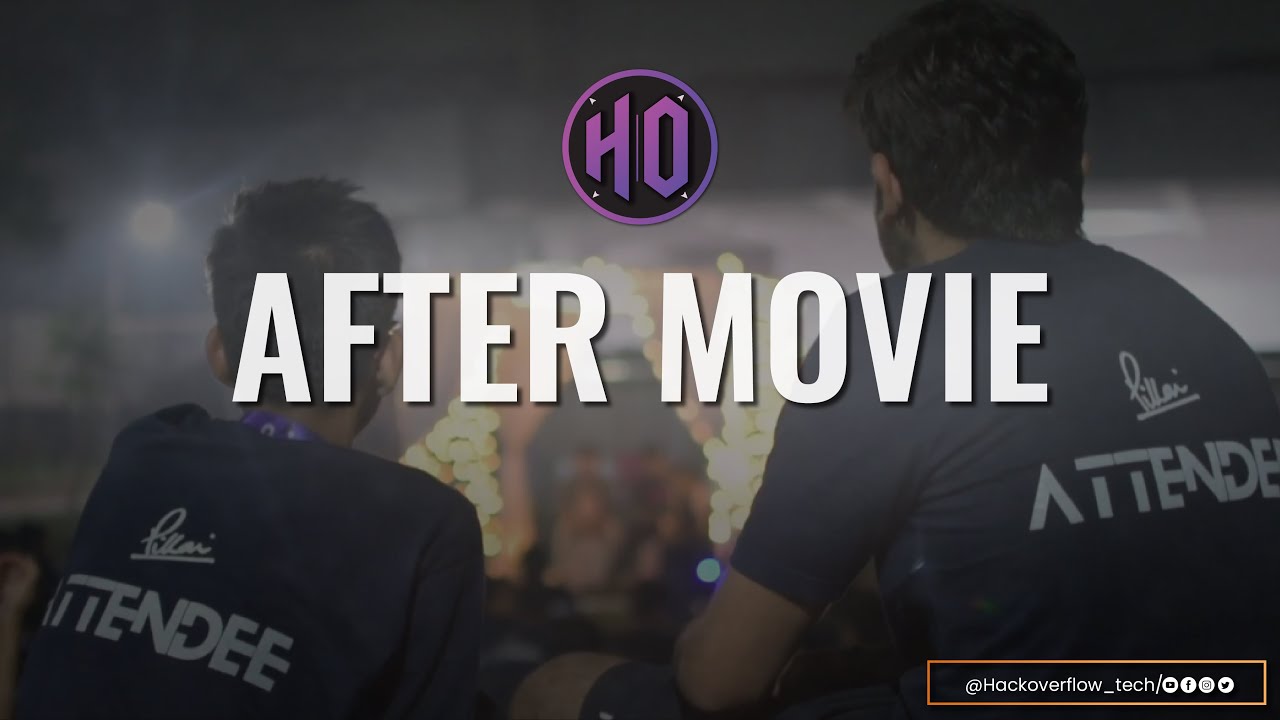 HackOverflow 1.0 AfterMovie