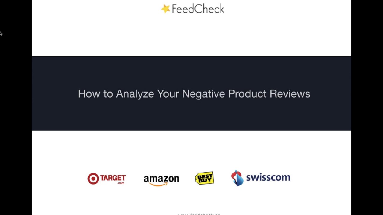 How to Analyze Your Negative Reviews with FeedCheck