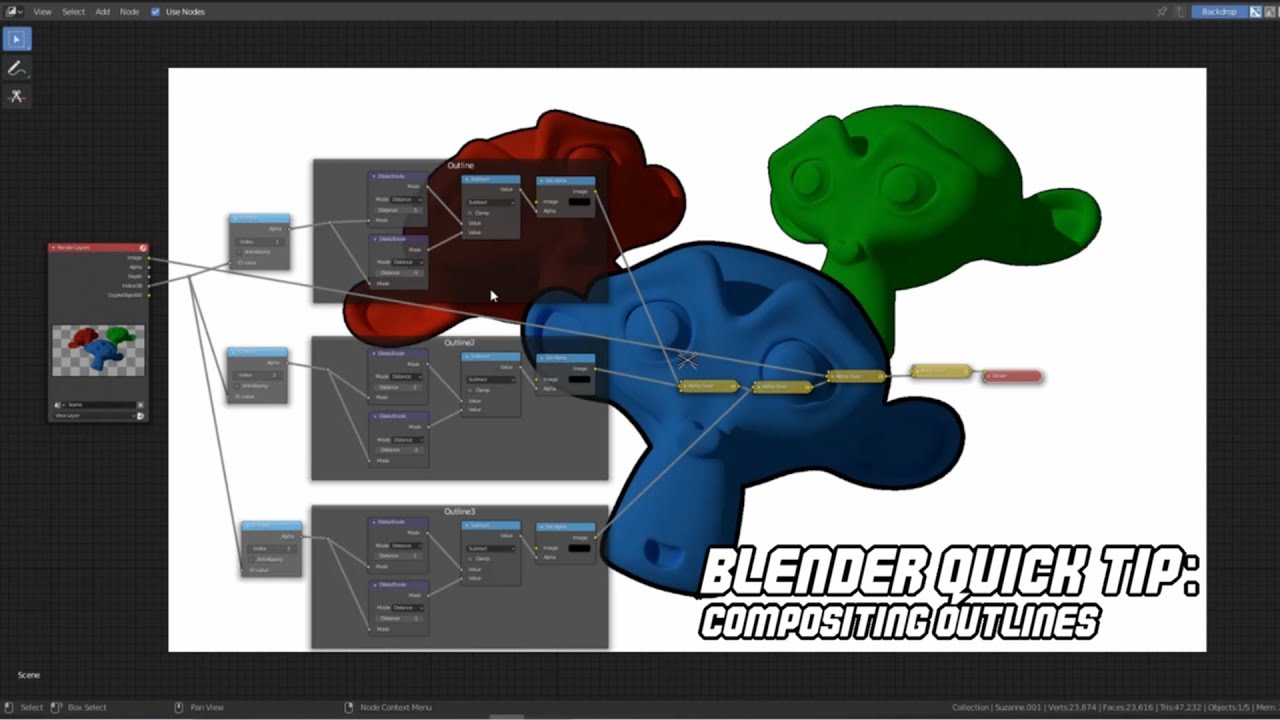 Blender Quick Tip: Compositing Outlines