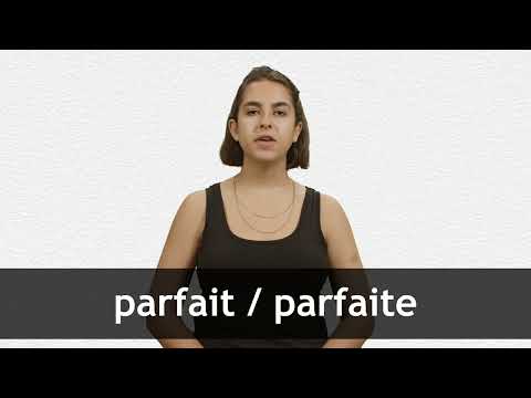English Translation of “PARFAIT” | Collins French-English Dictionary