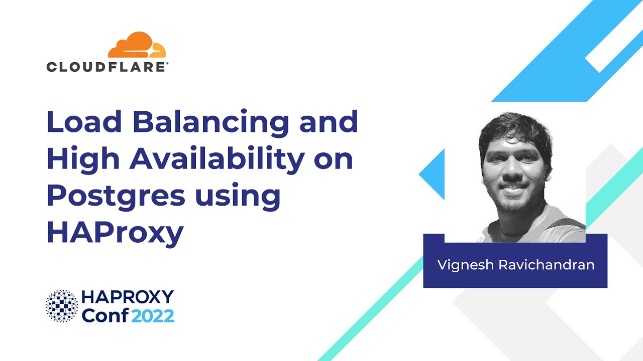 Load Balancing & High Availability on Postgres using HAProxy | Vignesh Ravichandran