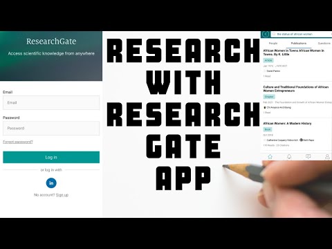 HOW TO SET UP AND RESEARCH WITH RESEARCH GATE APP. #research #researchgates #academia