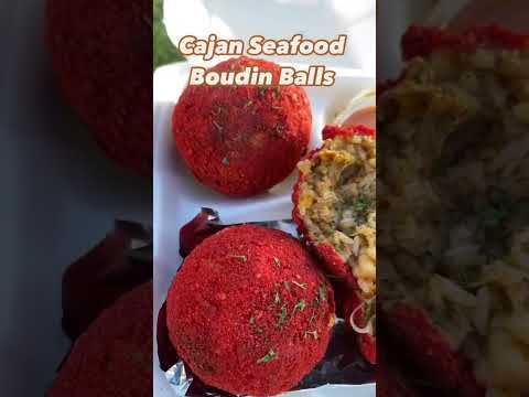 Cajan Seafood Boudin Balls 🤤 3/$20 to place your order text 954-886-1057 #boudin #hotcheeto