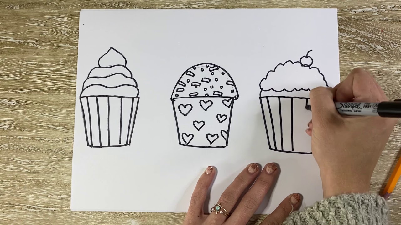3-5 Sub Plan- Wayne Thiebaud Inspired Cupcakes