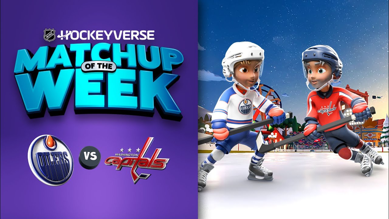 Get Animated for the Gr8 Chase as Ovechkin's Capitals face McDavid's Oilers in the HOCKEYVERSE!