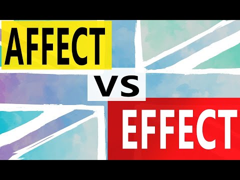 Affect vs Effect - Differences between Affect and Effect/ #shorts