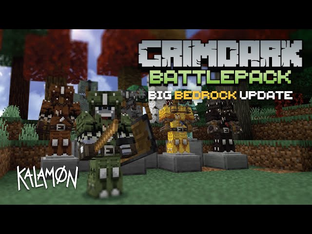 Kal's Grimdark Armor [Bedrock] Minecraft Texture Pack