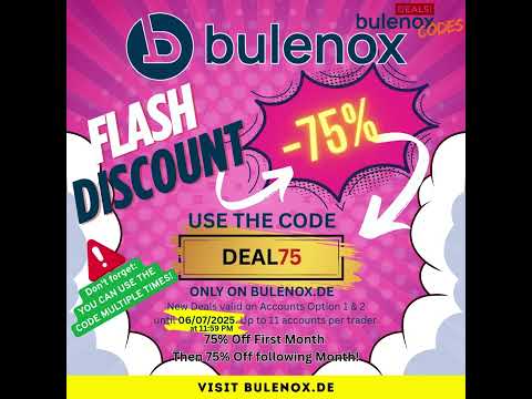 Bulenox 75% LIFETIME OPTION 1 and OPTION 2 - Coupon: DEAL75