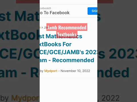 JAMB Maths Recommended Textbooks for WAEC NECO & GCE Exams 2023