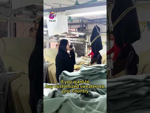 I'm from the No. 1 manufacturer of custom knitting in China. Where are you from?