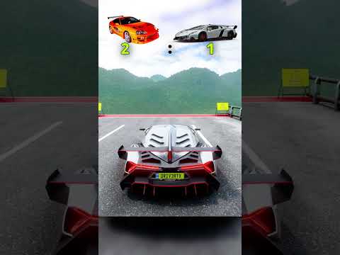 Toyota Supra VS Lamborghini Veneno