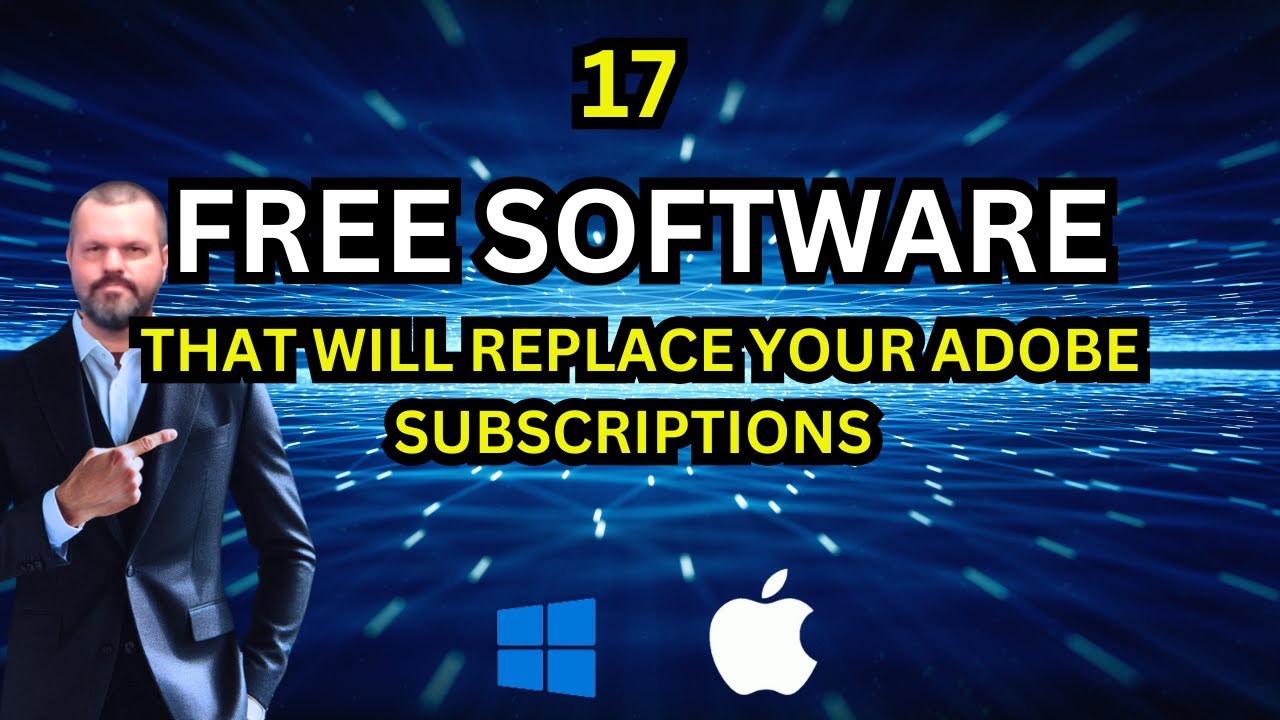 17  Best Free Software Applications to replace Adobe subscriptions. Windows and Mac