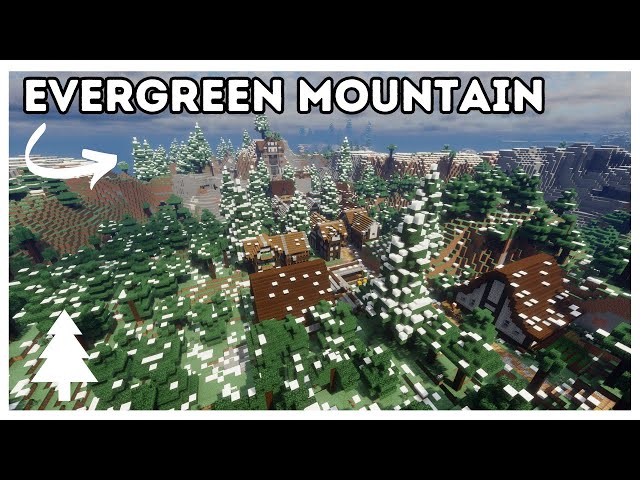 Minecraft Medieval Village - Evergreen Mountain Minecraft Map