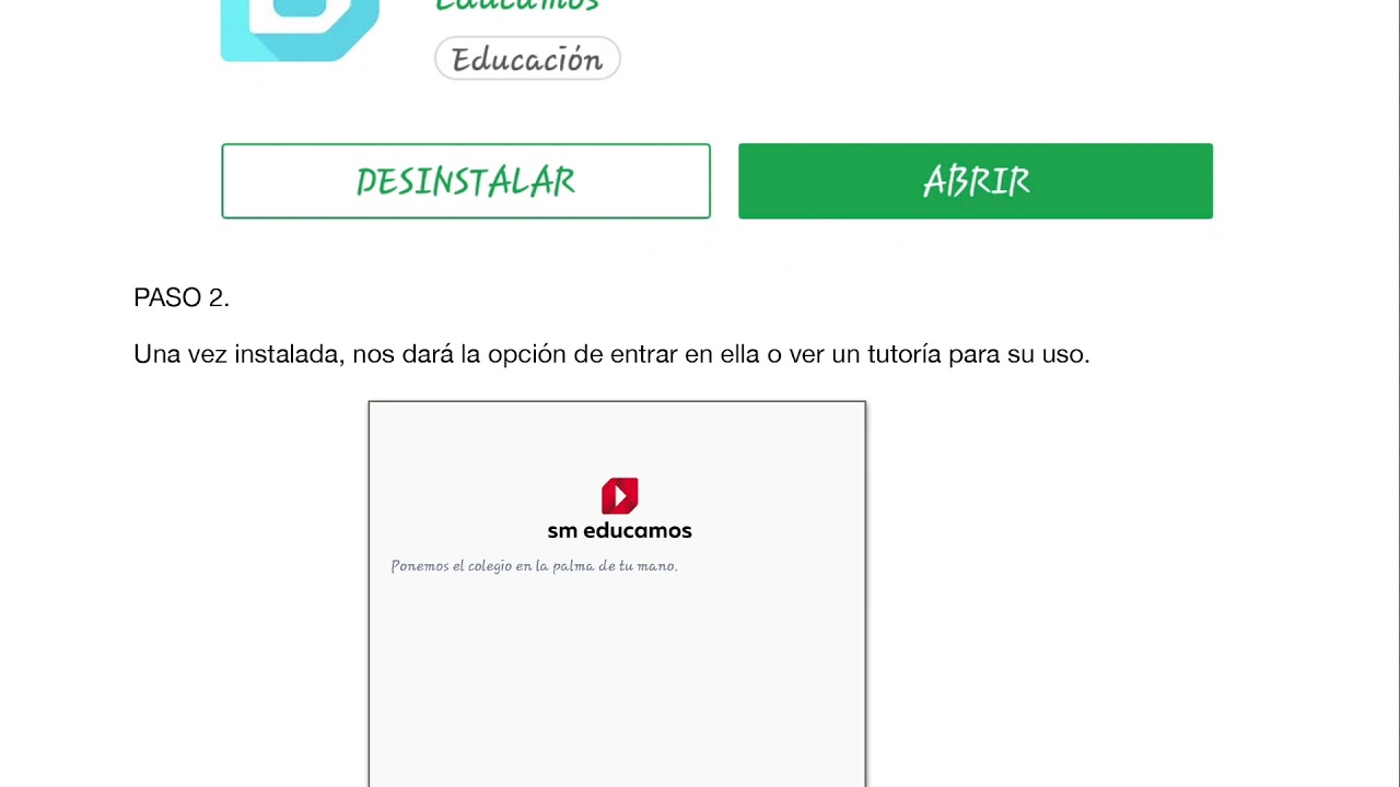 Tutorial App Educamos