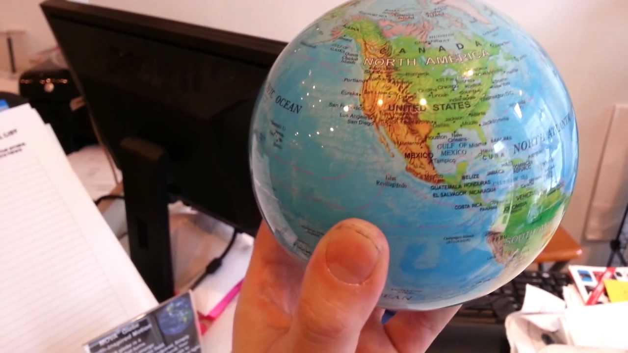 Mova Solar Powered Spinning Globe